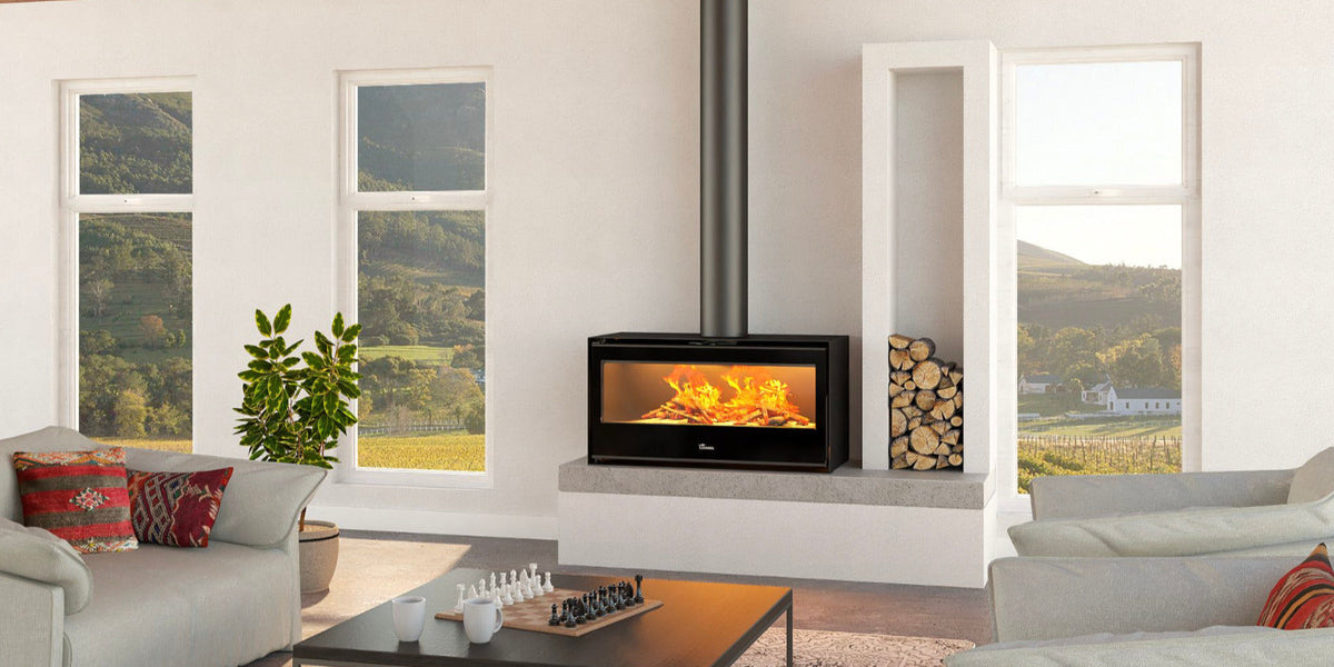 What Is a Free Standing Fireplace? Benefits & Features — The Torch Guys