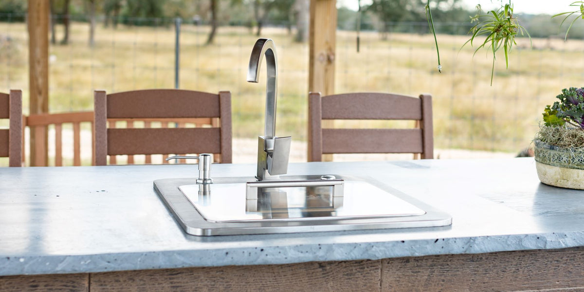 How to Drain Outdoor Kitchen Sink: Pro Solutions — The Torch Guys