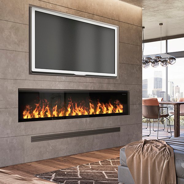 Linear Electric Fireplaces - Sleek & Modern Designs | The Torch Guys