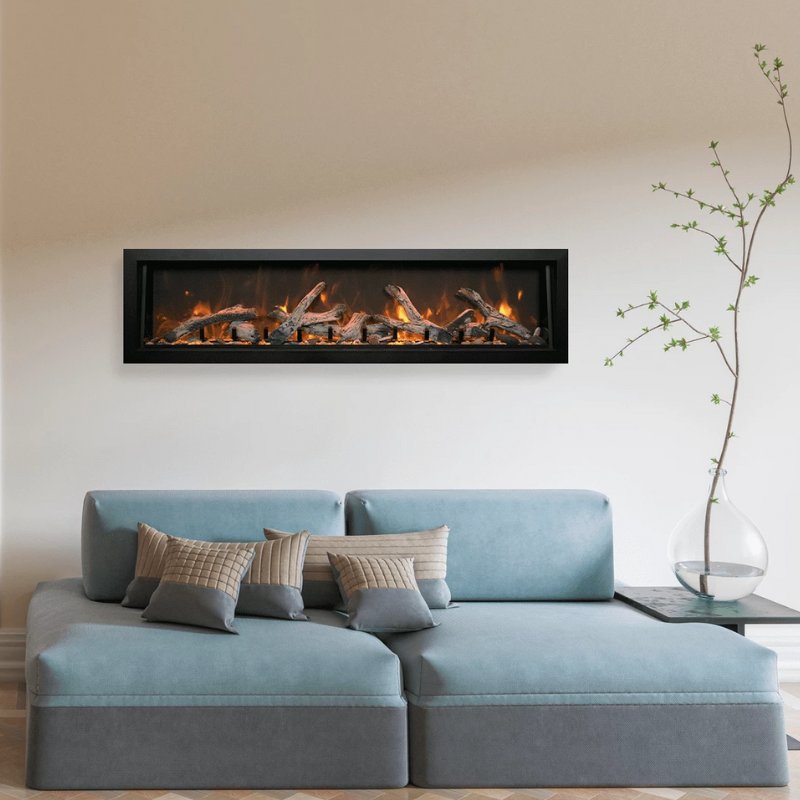 Amantii Panorama Deep 88" Built-In Linear Electric Fireplace | BI-88-D ...