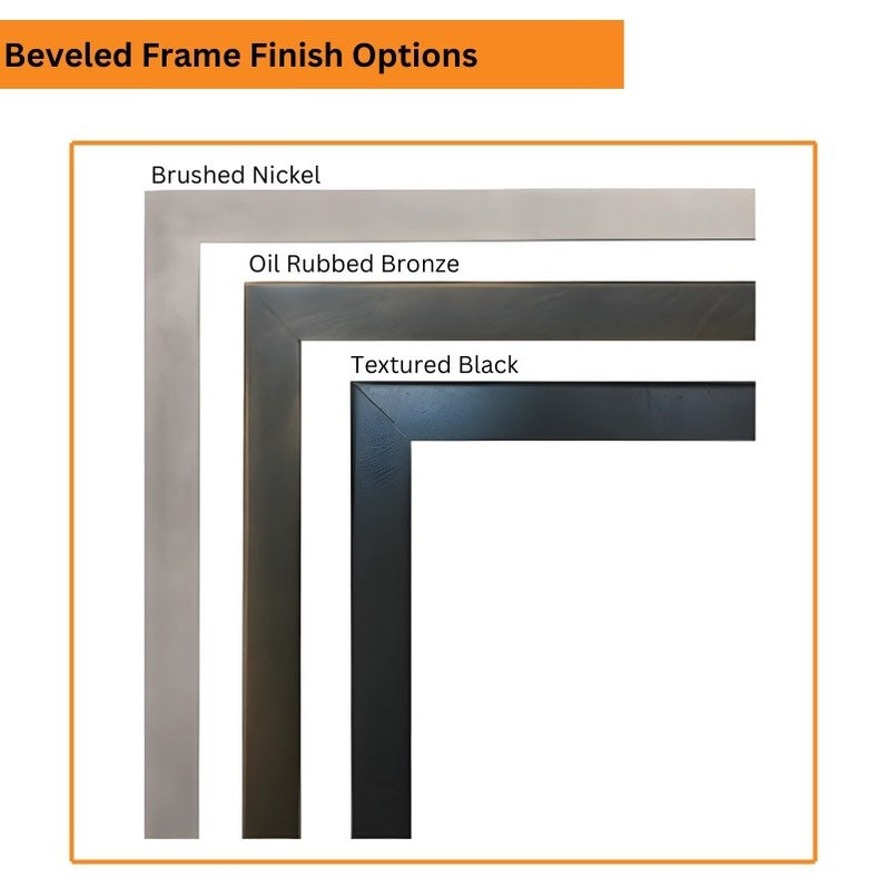 Beveled Frame for Empire Rushmore Direct Vent Fireplaces — The Torch Guys