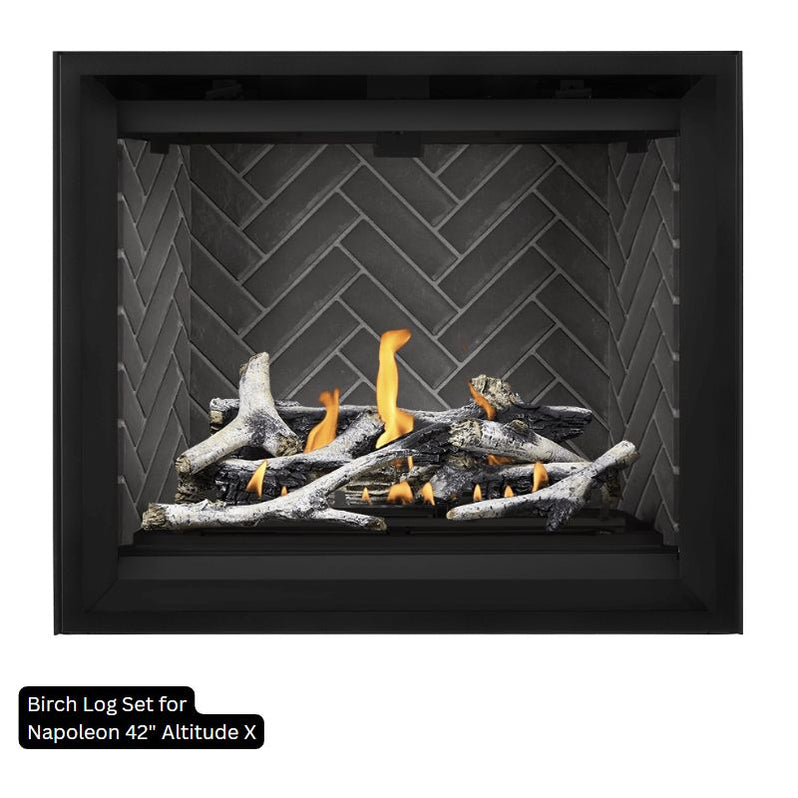 Birch Log Set for Napoleon Altitude X — The Torch Guys