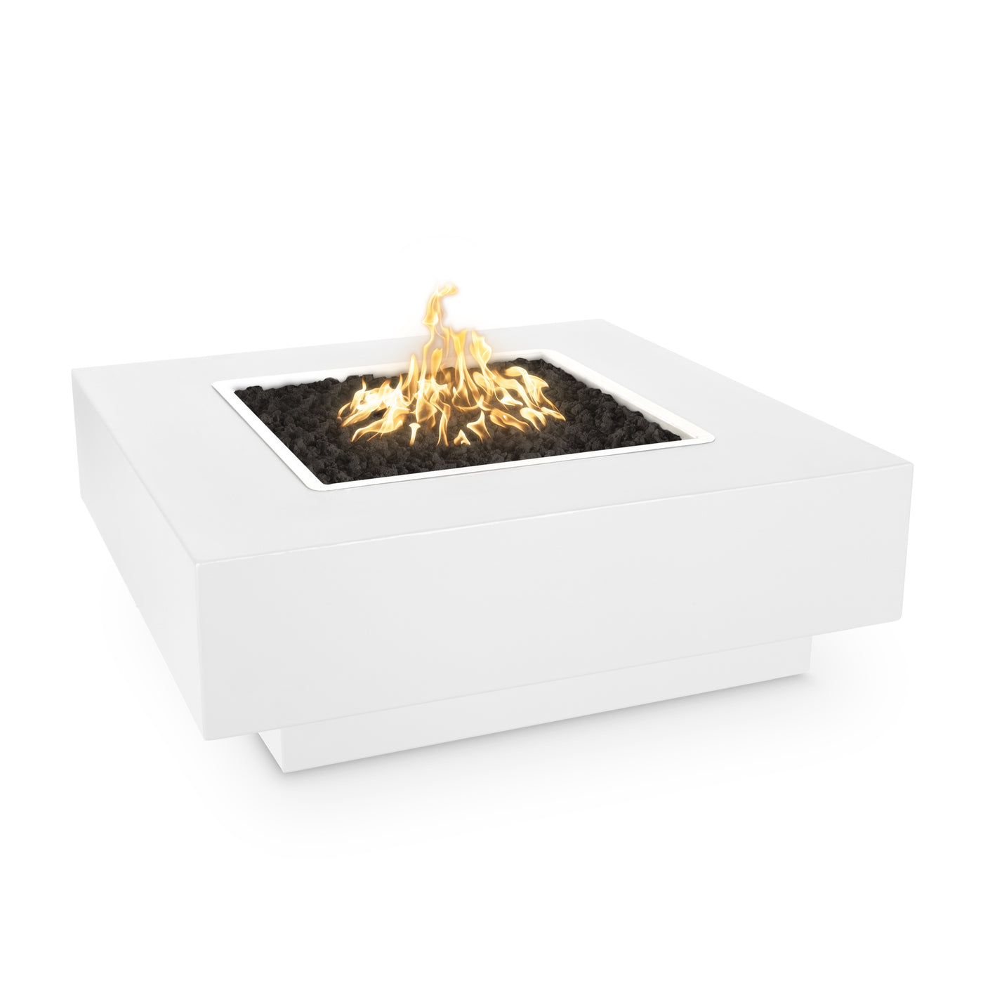 The Outdoor Plus Cabo 48" Square Fire Pit - Powder Coated Metal | OPT ...