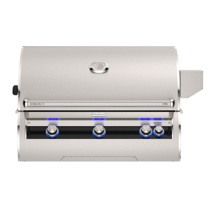 Fire Magic 36" Echelon Diamond E790i Built-In Gas Grill with Analog Th ...