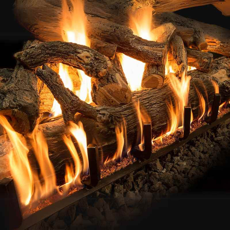 Grand Canyon Jumbo Arizona Weathered Oak Vented Gas Log Set — The Torch ...