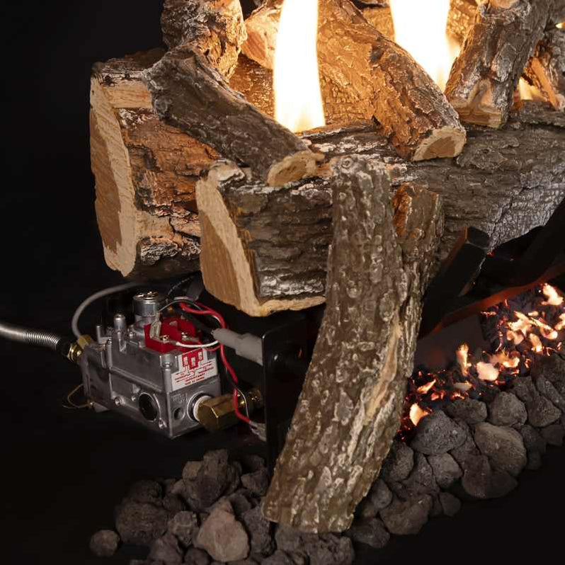 Grand Canyon Weathered Oak Vent Free Gas Log Set — The Torch Guys