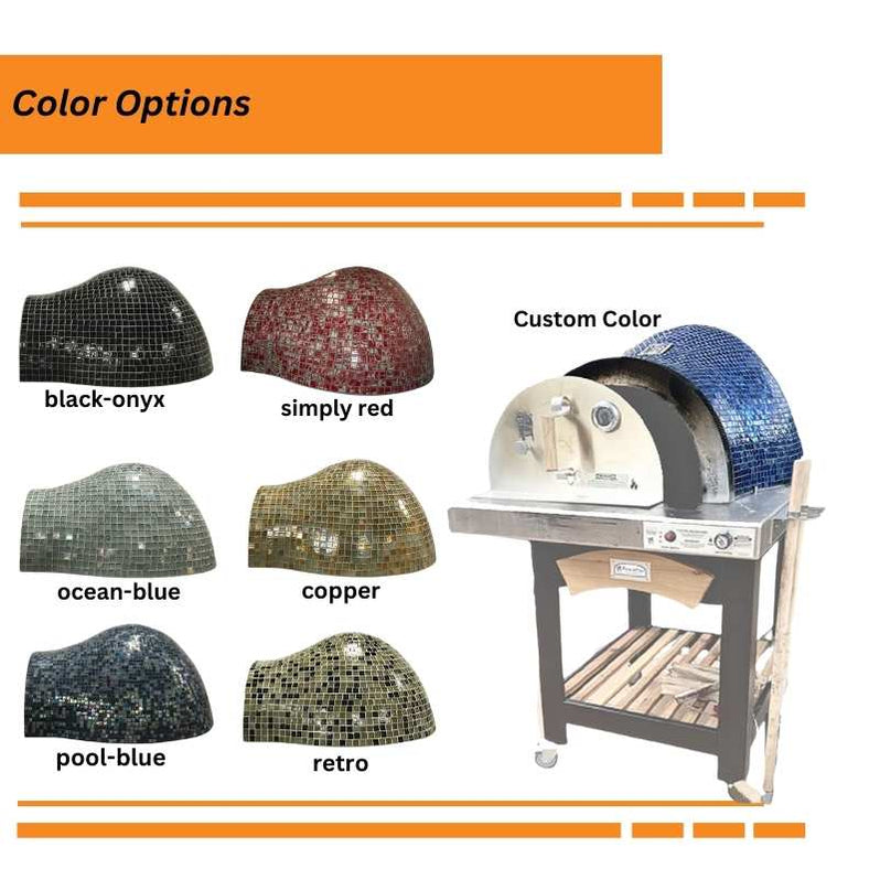 HPC Fire Forno De Pizza Outdoor Pizza Oven with Cart | Forno Series ...