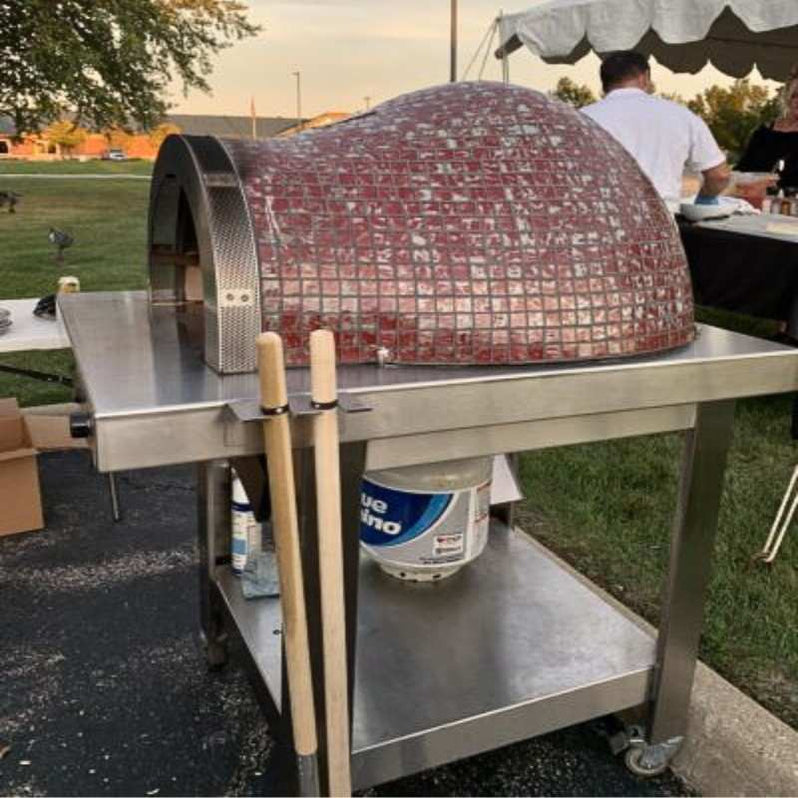 HPC Fire Forno De Pizza Outdoor Pizza Oven with Cart | Forno Series ...