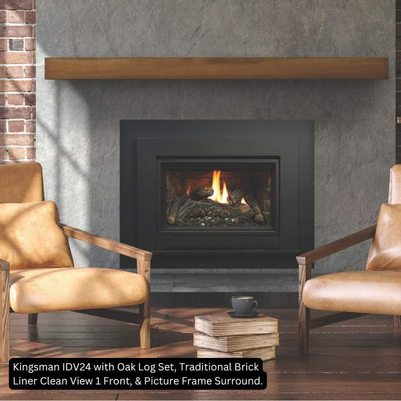 Kingsman IDV24 24" Direct Vent Fireplace Insert — The Torch Guys