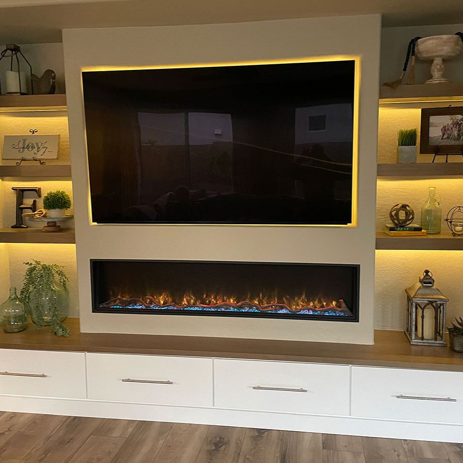 Modern Flames Orion Slim 60" Virtual Electric Fireplace | OR60-SLIM ...