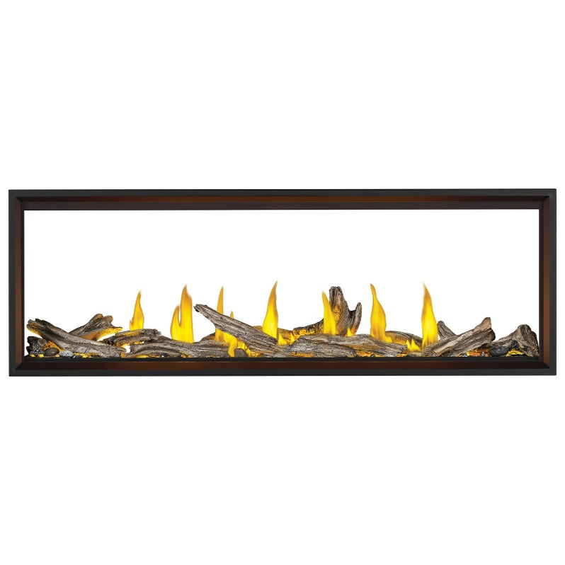 Napoleon Tall Vector 74" See Through Linear Direct Vent Gas Fireplace ...