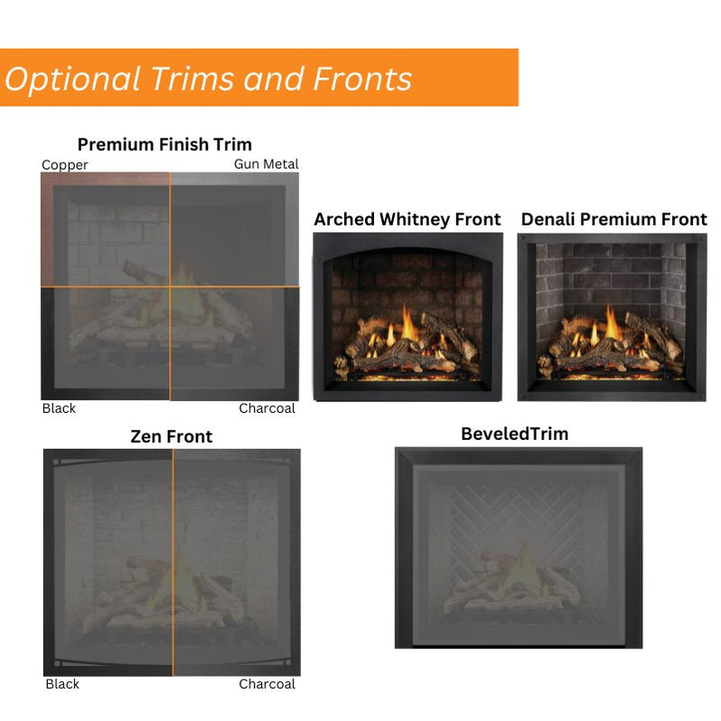 Napoleon Elevation X 42" Direct Vent Fireplace — The Torch Guys