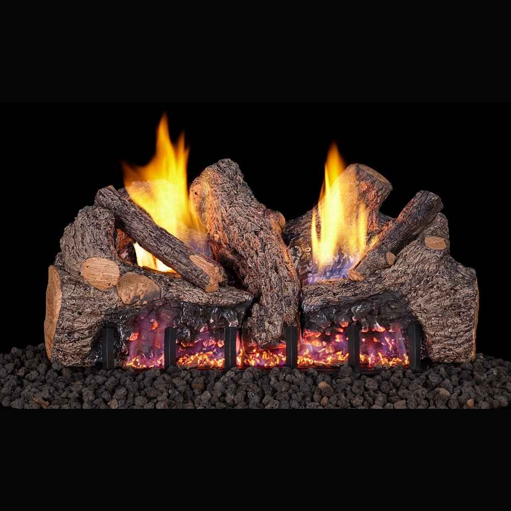 RH Peterson Real Fyre 30" Foothill Oak Vent Free Gas Log Set — The ...