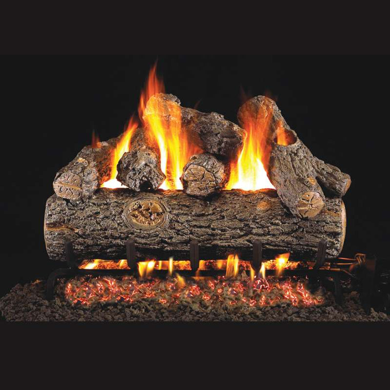 Real Fyre Golden Oak Plus Vented Gas Log Set by RH Peterson — The Torch ...