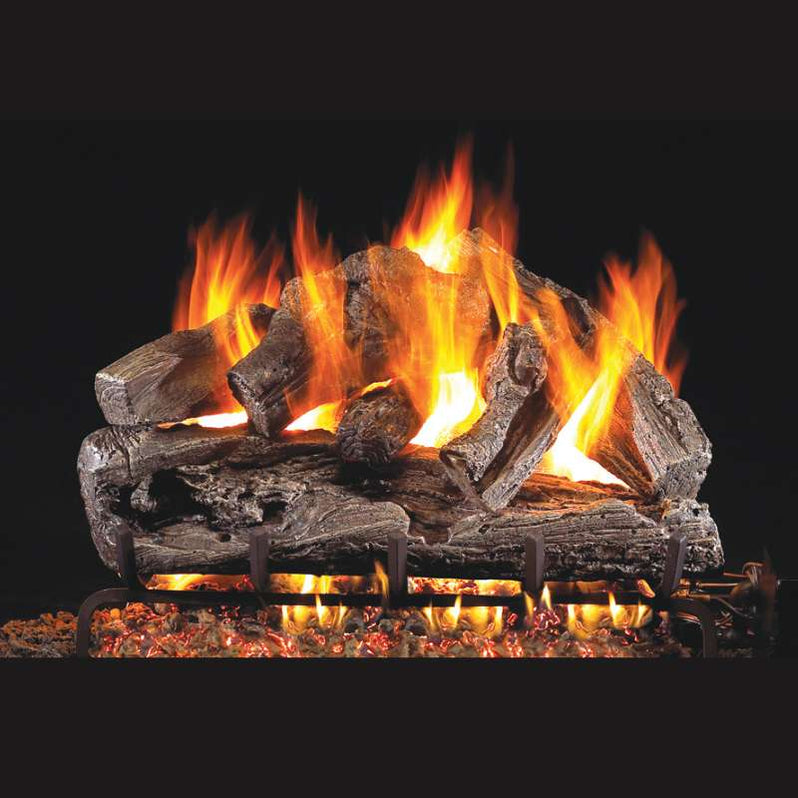RH Peterson Real Fyre Rugged Oak Vented Gas Log Set — The Torch Guys