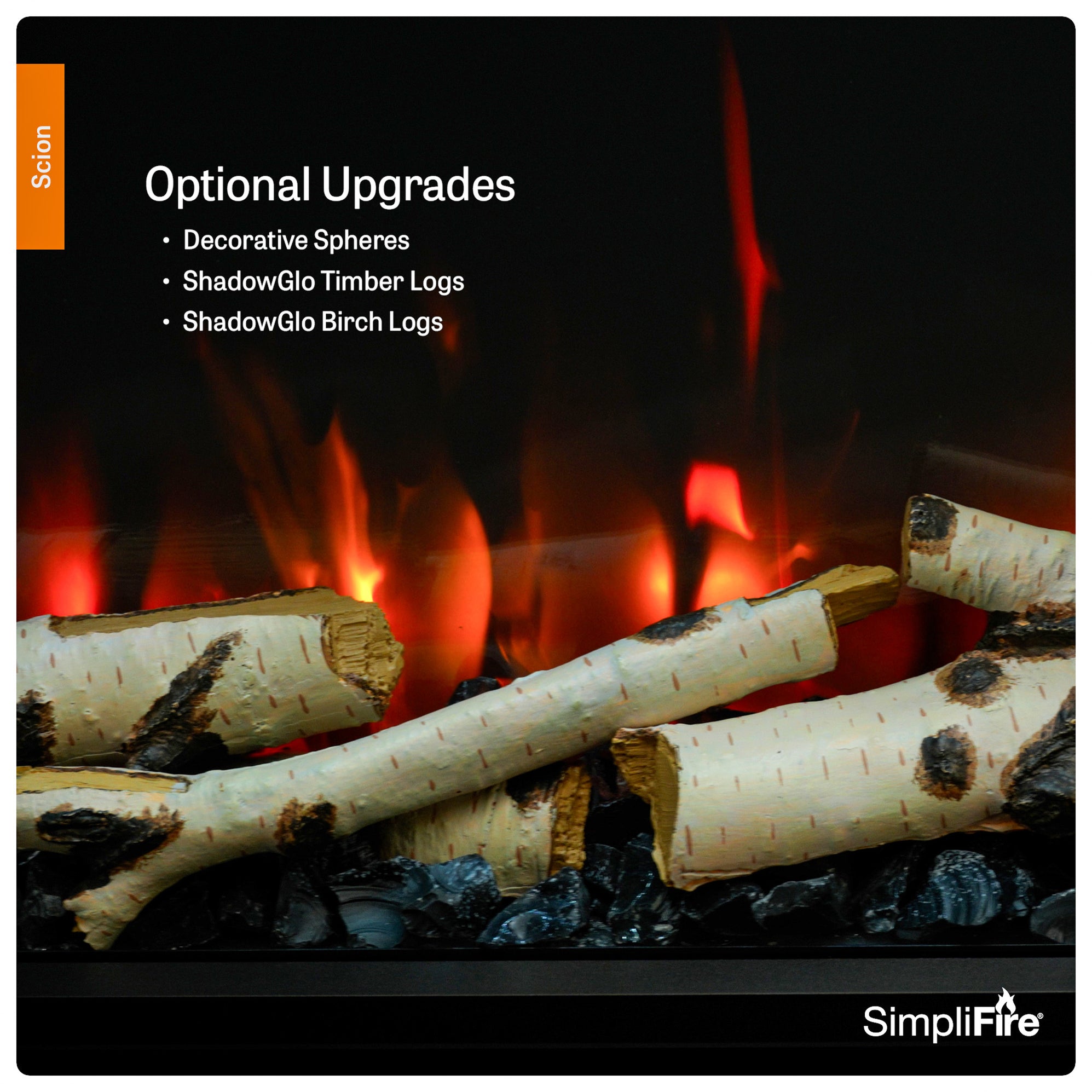 Simplifire Scion 55" Linear Electric Fireplace | SF-SCN55-BK — The ...