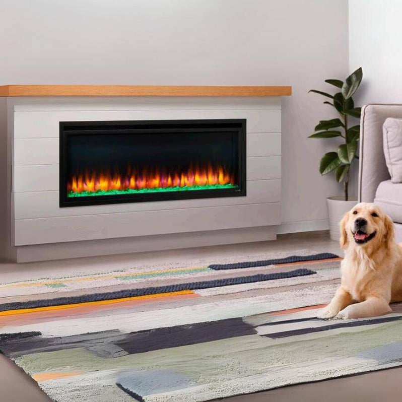 Simplifire Allusion Platinum 50" Linear Electric Fireplace | SF-ALLP50 ...
