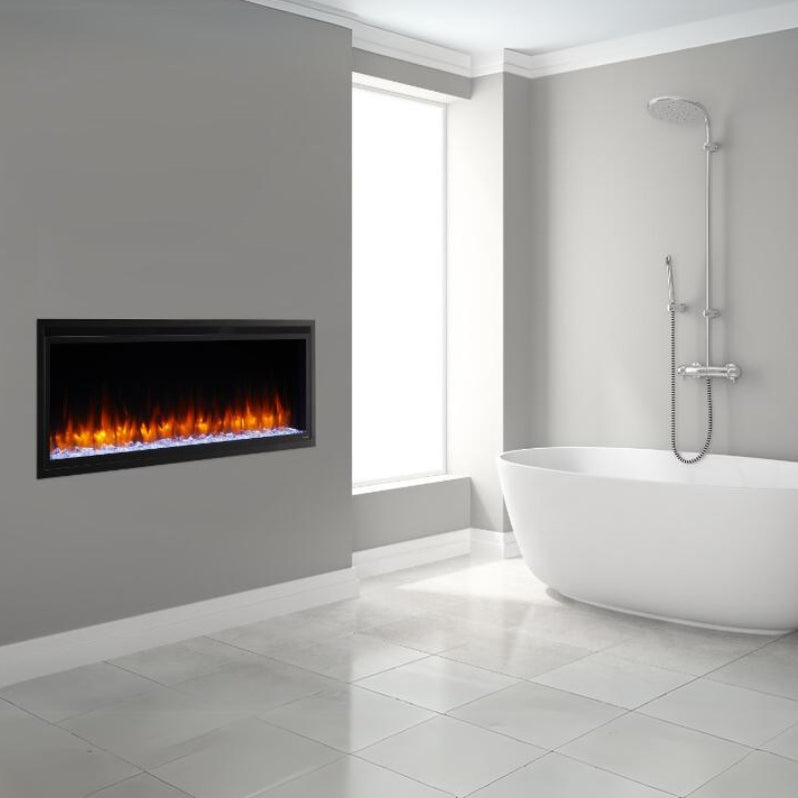 Simplifire Allusion Platinum 50" Linear Electric Fireplace | SF-ALLP50 ...