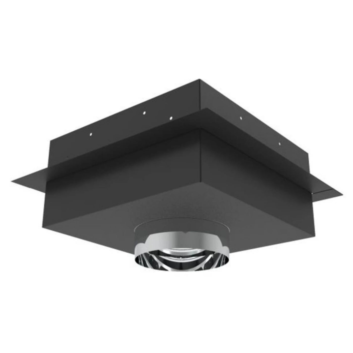Superior Black Standard Ceiling Support - 6-Inch Snap-Pak Chimney ...