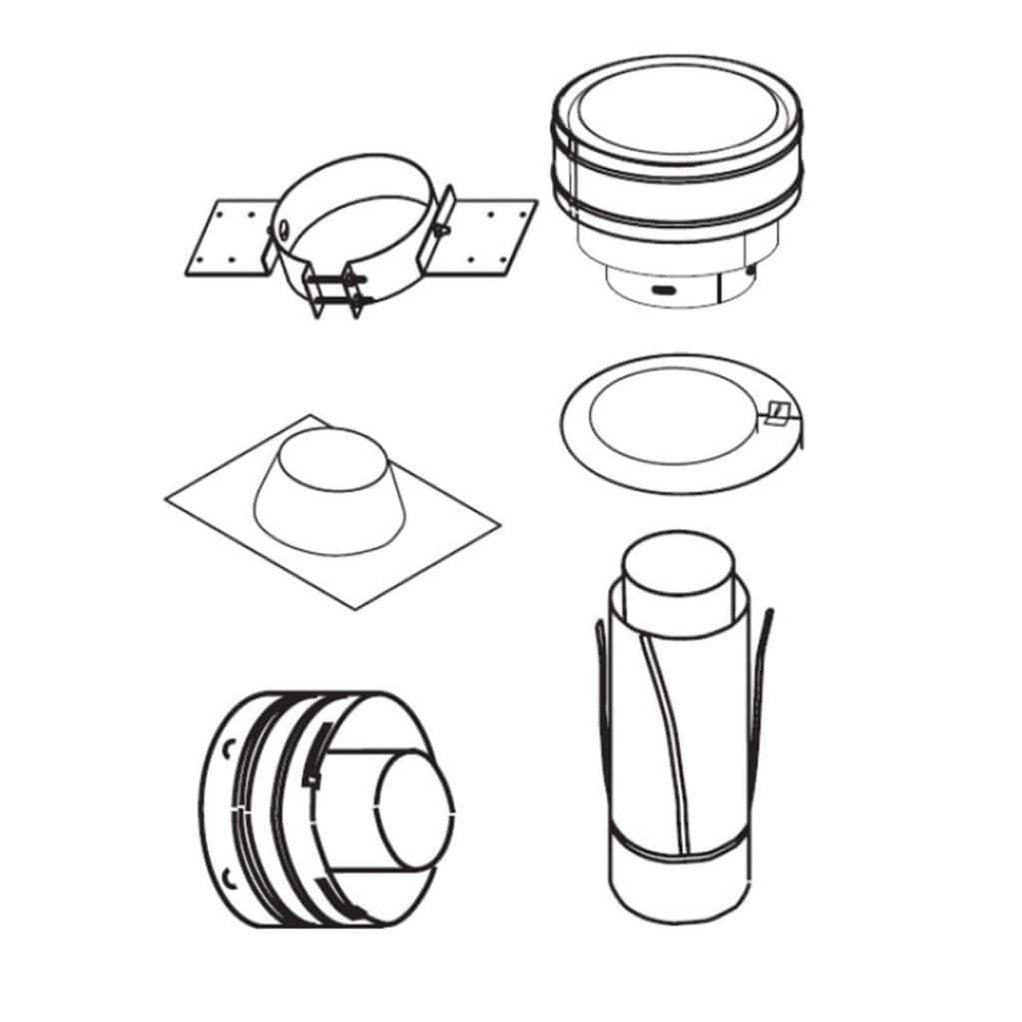 Superior Vertical Termination for Flex Vent - (Flat to 6/12) | SFVT30 ...