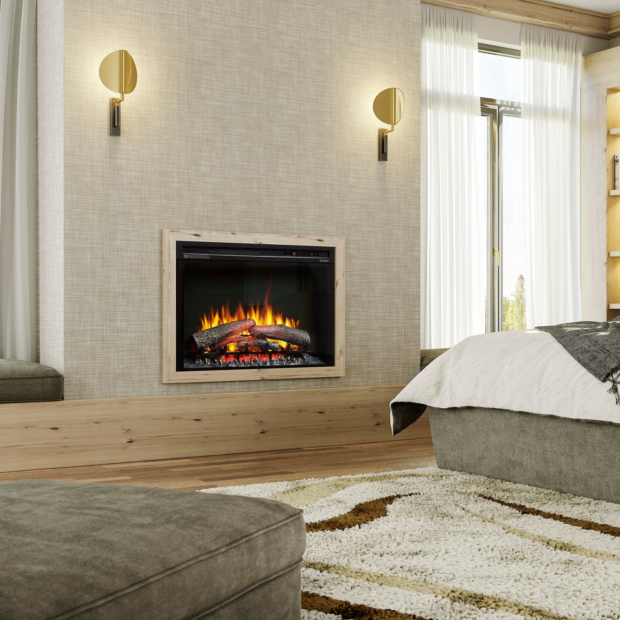 Dimplex Nova 33-Inch Plug-in Electric Firebox with Logs | XHD33L — The ...